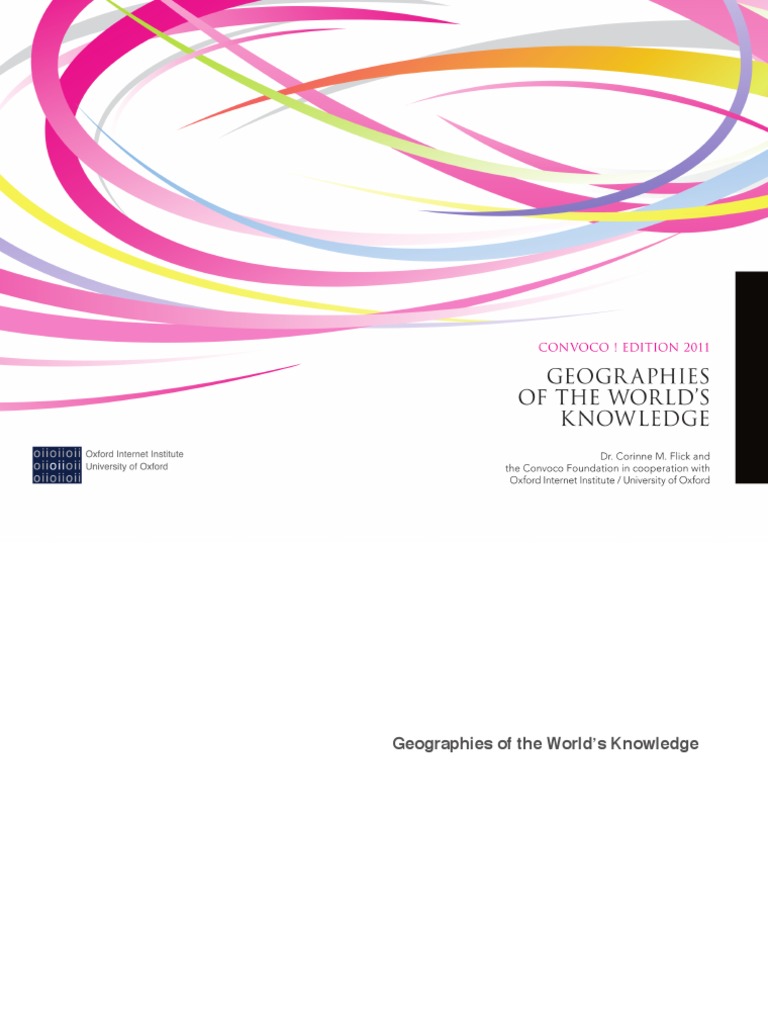Geographies of The World's Knowledge | PDF | Newspaper Circulation ...