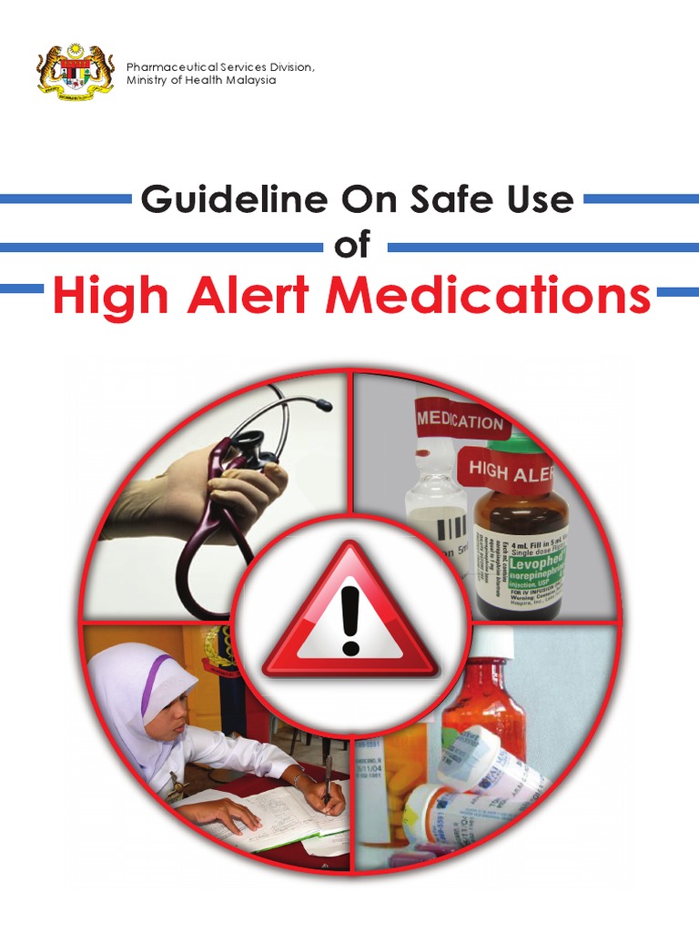Guideline Safe Use High Alert Medication | PDF | Pharmaceutical Drug ...