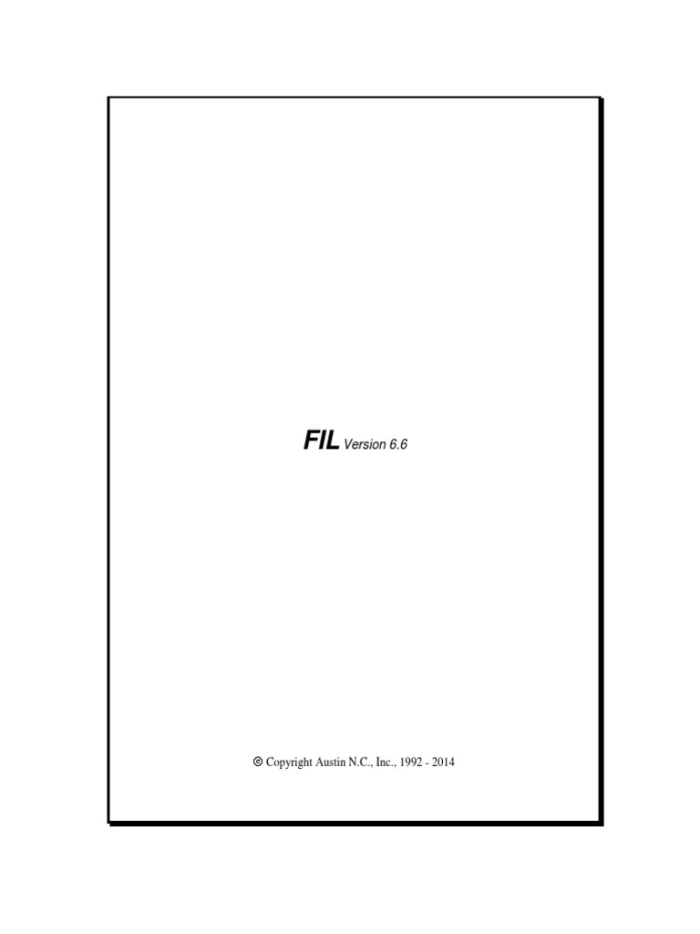 v66 Fil CD Manual | PDF | Subroutine | String (Computer Science)