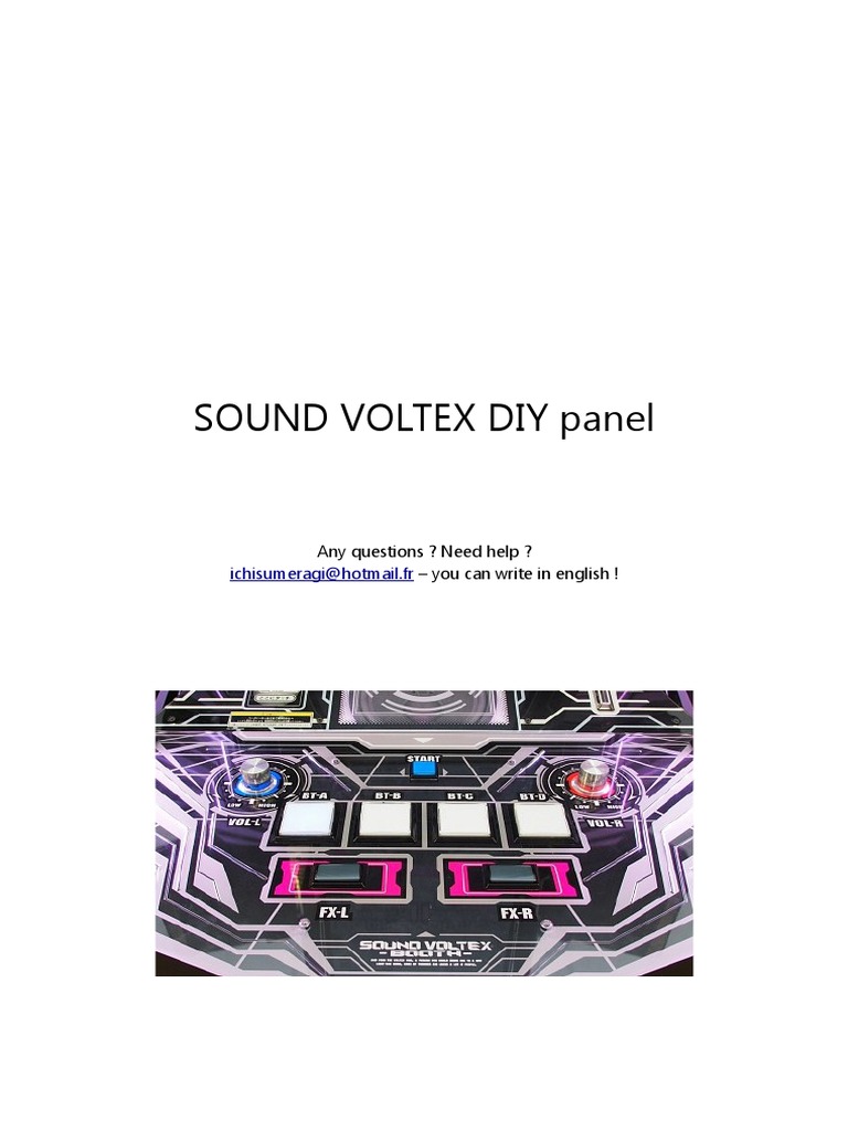 SDVX Tutorial en | PDF | Arduino | Manufactured Goods