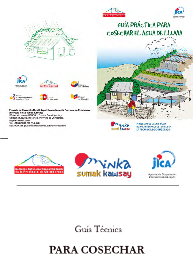 Guia Práctica Para Cosechar El Agua De Lluvia Pdf Riego Agua