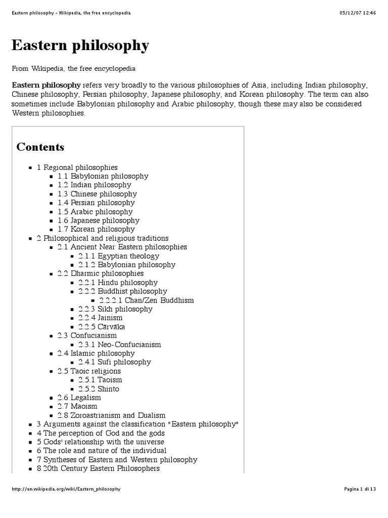 Eastern Philosophies | PDF | Eastern Philosophy | Zen