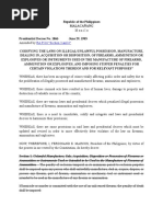 PD1866 As Amended by RA 8294 and Ra 9516 | PDF | Double Jeopardy | Repeal