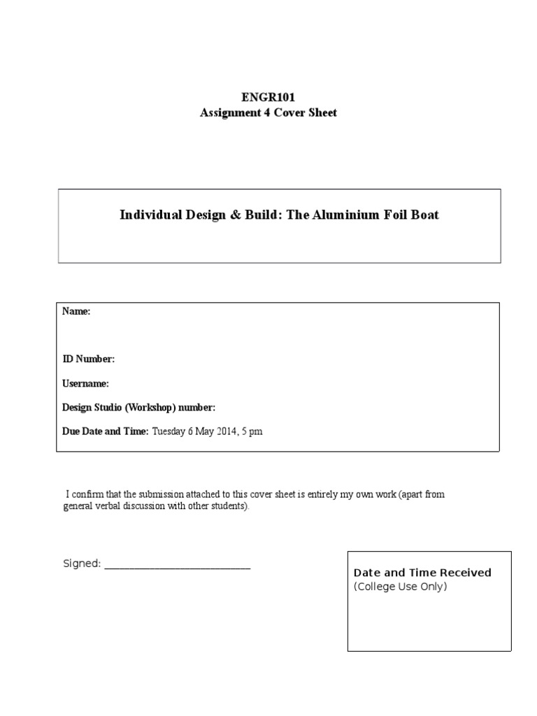 Boat Assignment | Download Free PDF | Buoyancy | Boats