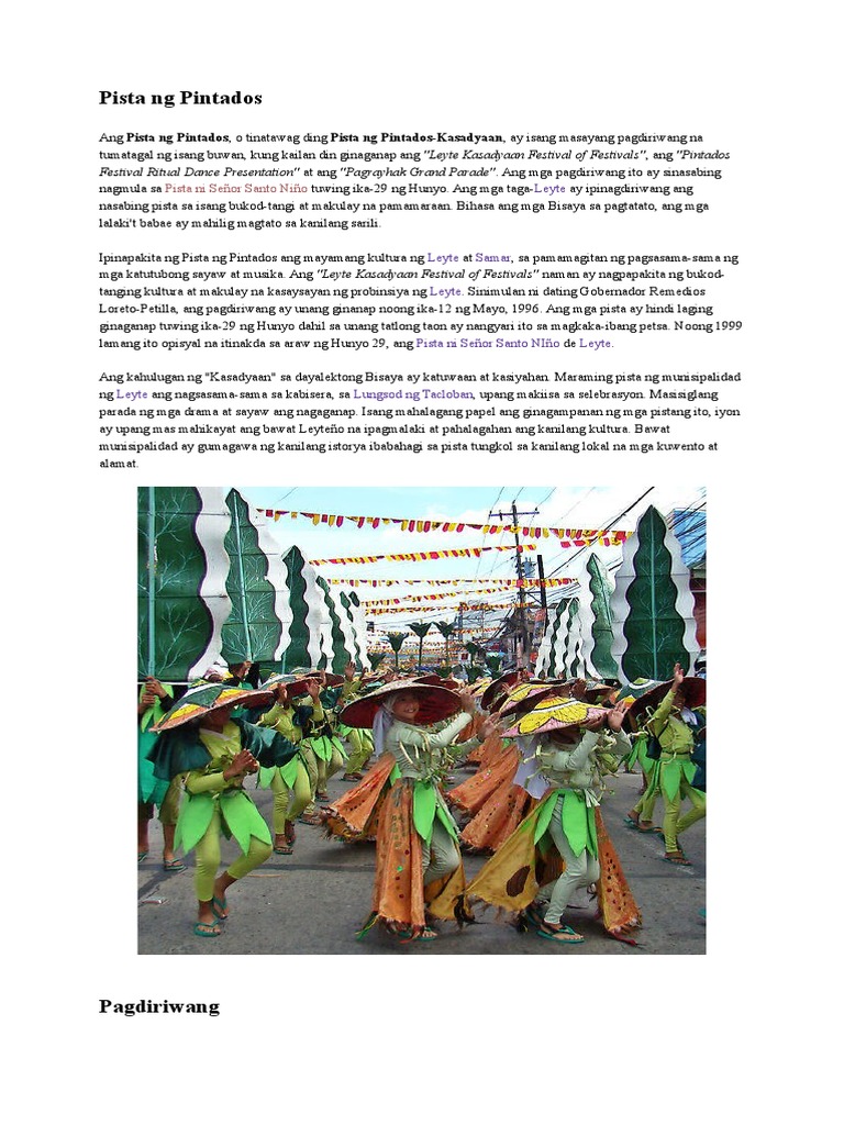 Pista NG Pintados | PDF