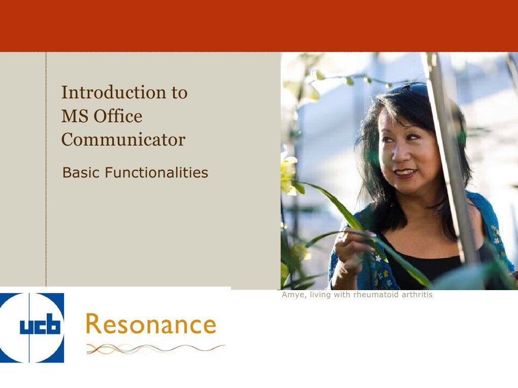 Introduction To MS Office Communicator: Basic Functionalities | PDF ...