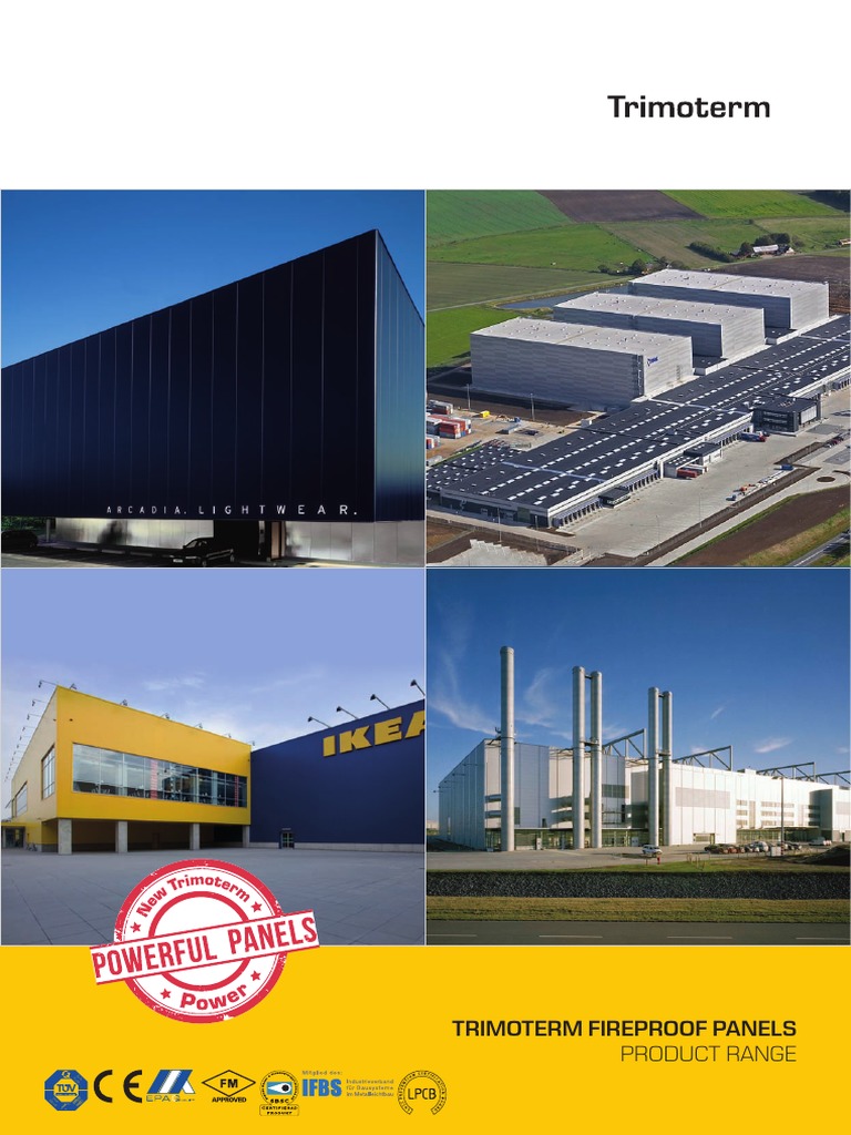 Trimoterm Fireproof Panels 19905 | PDF | Building Insulation | Wall
