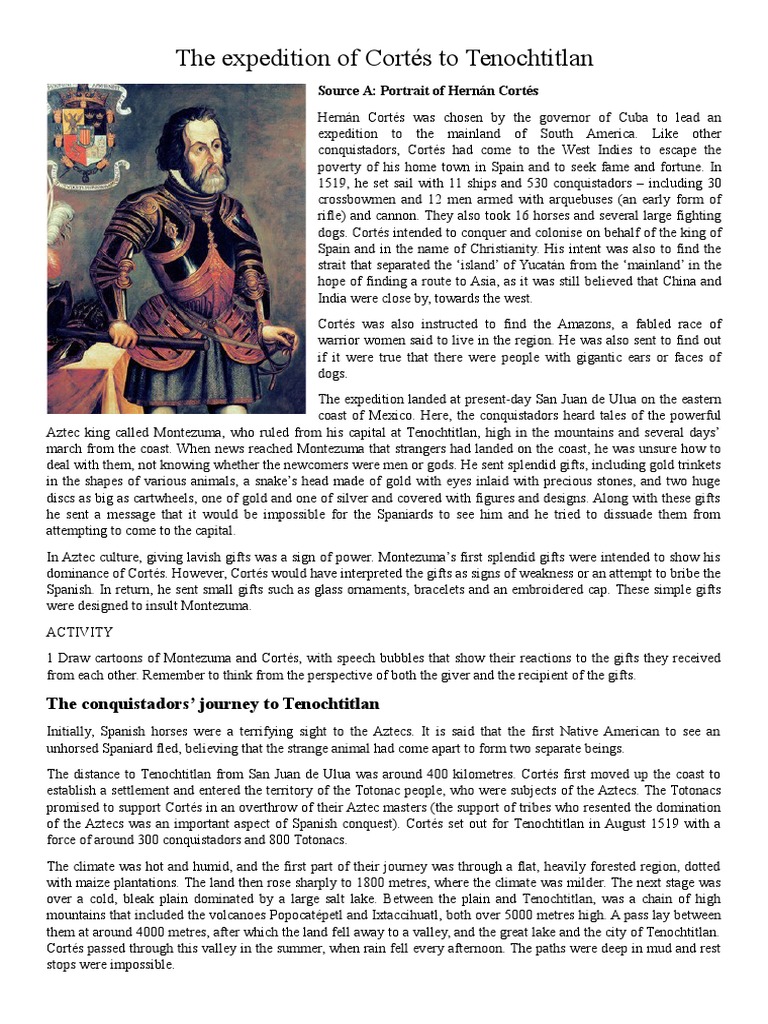 The Conquering Conquistador: Hernán Cortés' Expedition to the Aztec ...