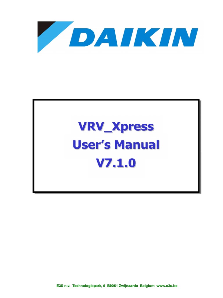 VRV Xpress UsersManual PDF | PDF | Hvac | Air Conditioning