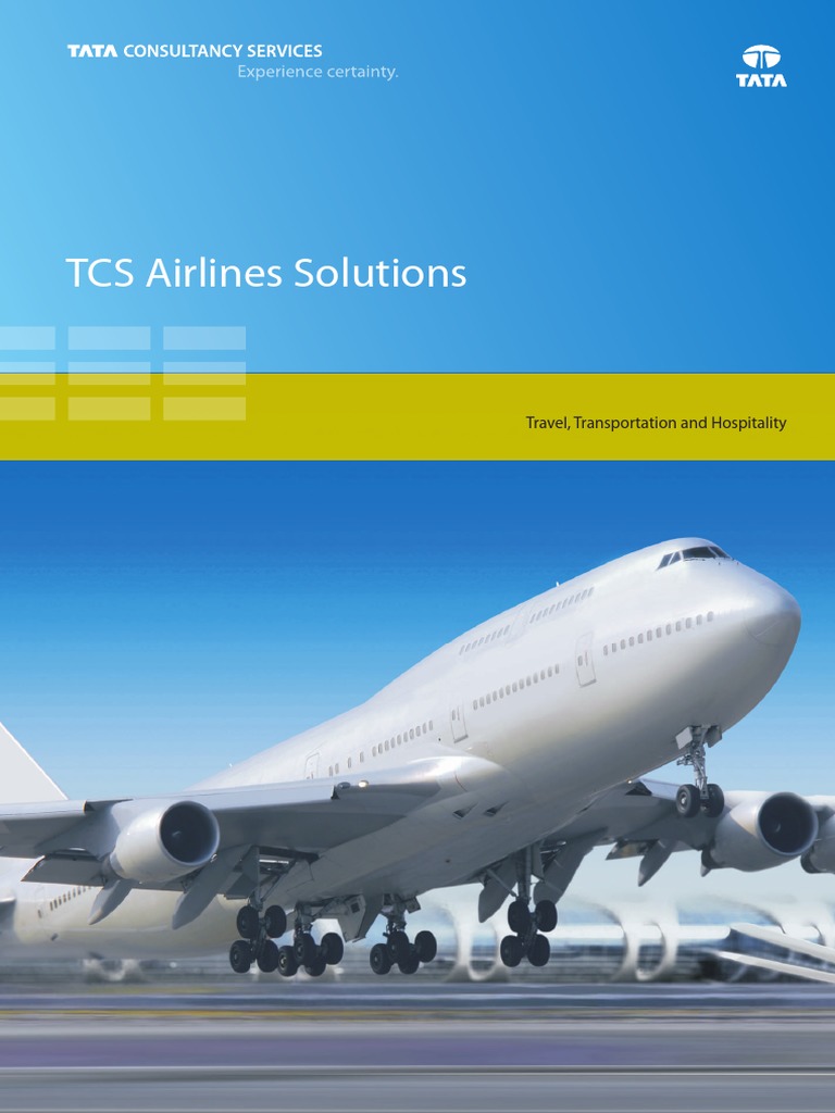 TCS Airlines Solutions 1213 1 | PDF | Airlines | Cloud Computing