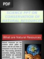 Conservation of Natural Resources | PDF | Conservation Biology | Resource