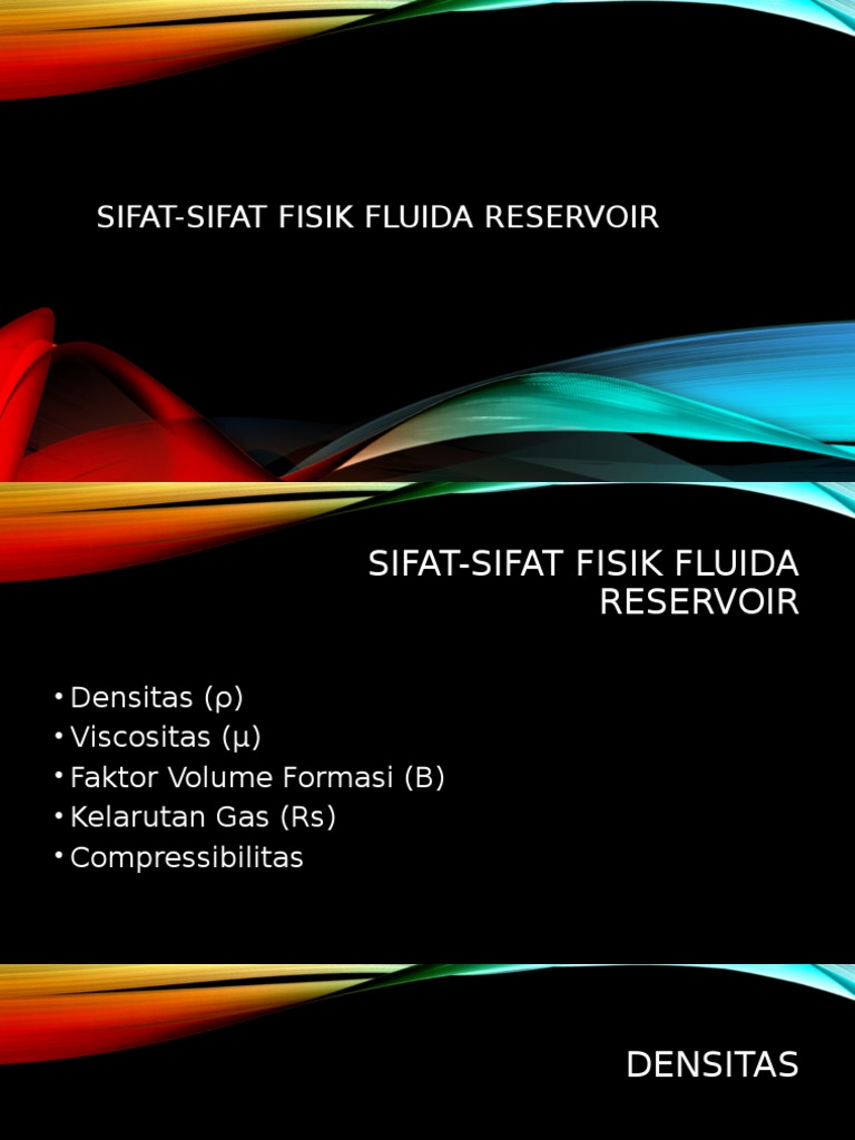 Sifat-Sifat Fisik Fluida Reservoir | PDF