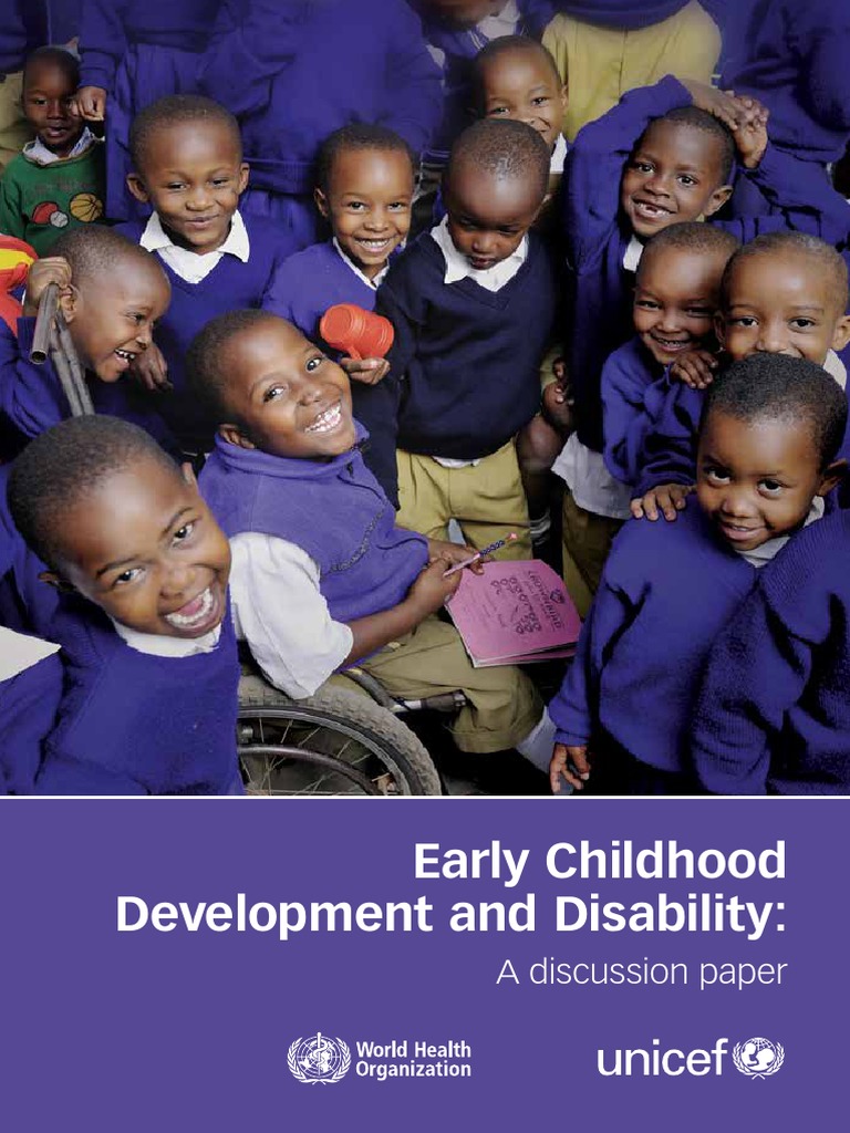 Early Childhood Development and Disability Unicef Who 2012 | PDF ...