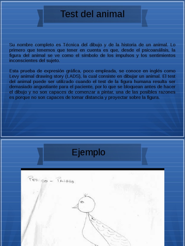Test Animal | PDF | Dibujo | Adultos