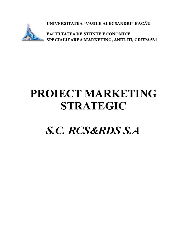 Strategic SC RDS&RCS SA | PDF