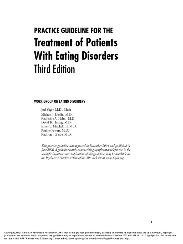 Eating Disorders | PDF