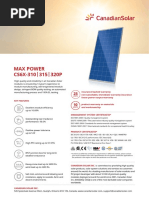 Renesola 300-310w US Data Sheet | PDF | Solar Panel | Electromagnetism