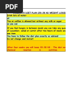 13 Day Diet Plan | PDF