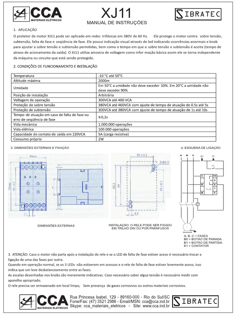 XJ11 Manual | PDF | Diodo emissor de luz | Bens manufaturados