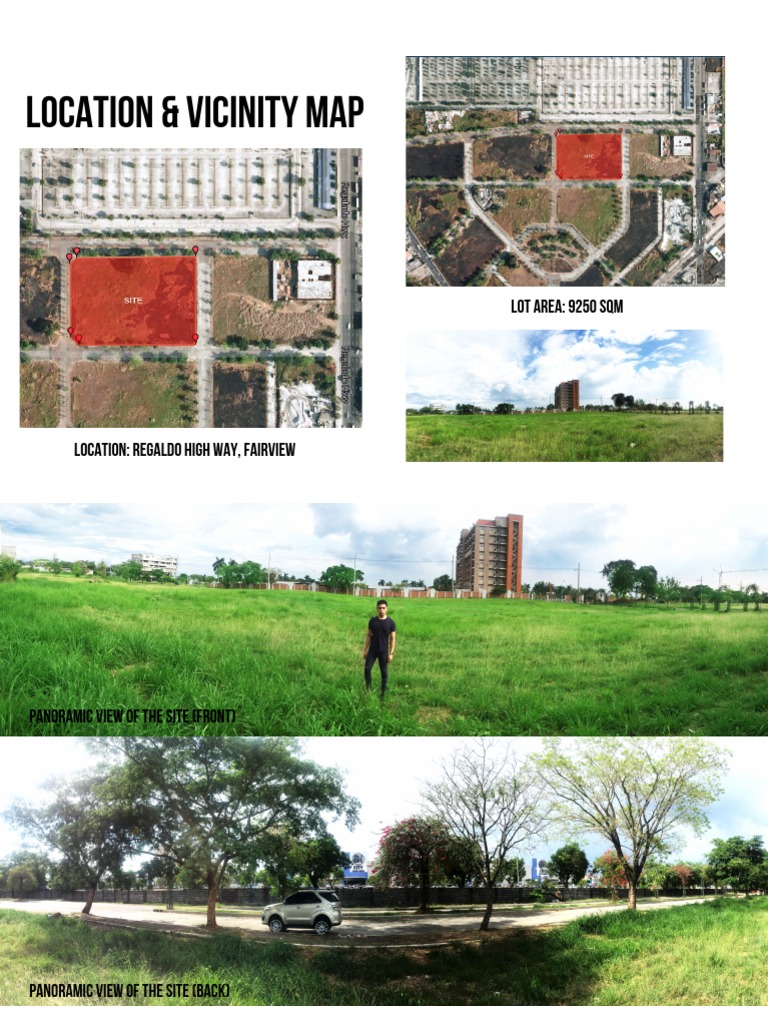 Location & Vicinity Map: Lot Area: 9250 SQM | PDF | Expense | Money