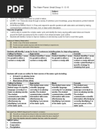 Lesson Plan ECRIF PDF | PDF | Lesson Plan | English As A Second Or ...