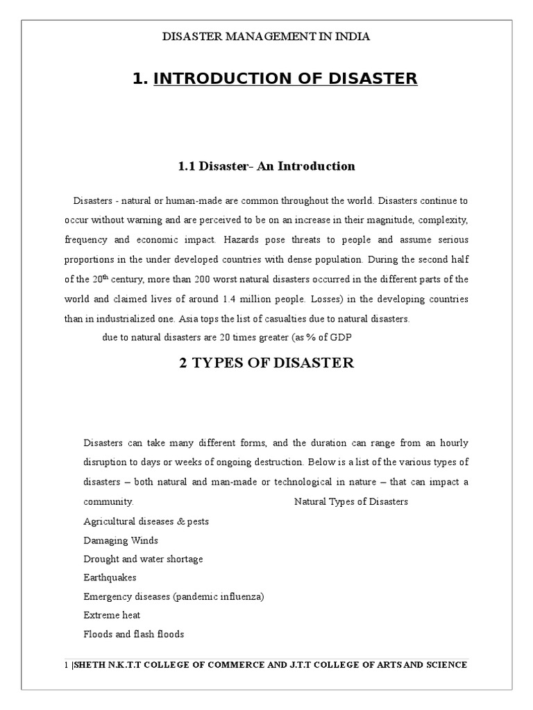 RM Project FINAL | PDF | Emergency Management | Drought