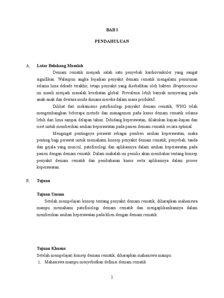 Makalah Demam Rematik | PDF