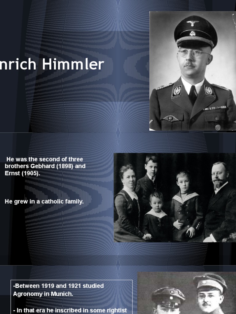 Heinrich Himmler's Life Overview | PDF | Politics | History