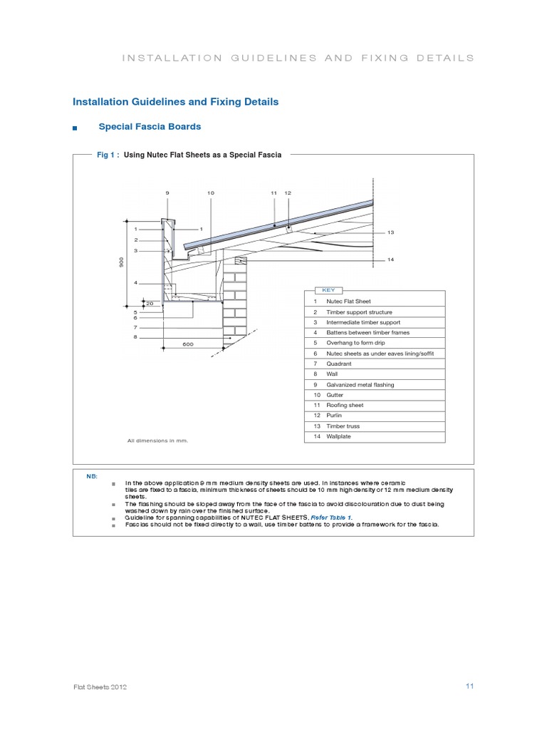 Nutec Flat Sheets Installation Guide | PDF | Framing (Construction ...