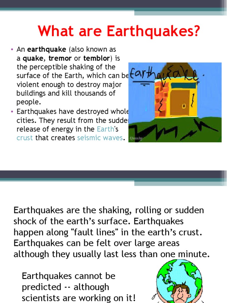 PPT on Earthquake.ppt | Earthquakes | Geotechnical Engineering
