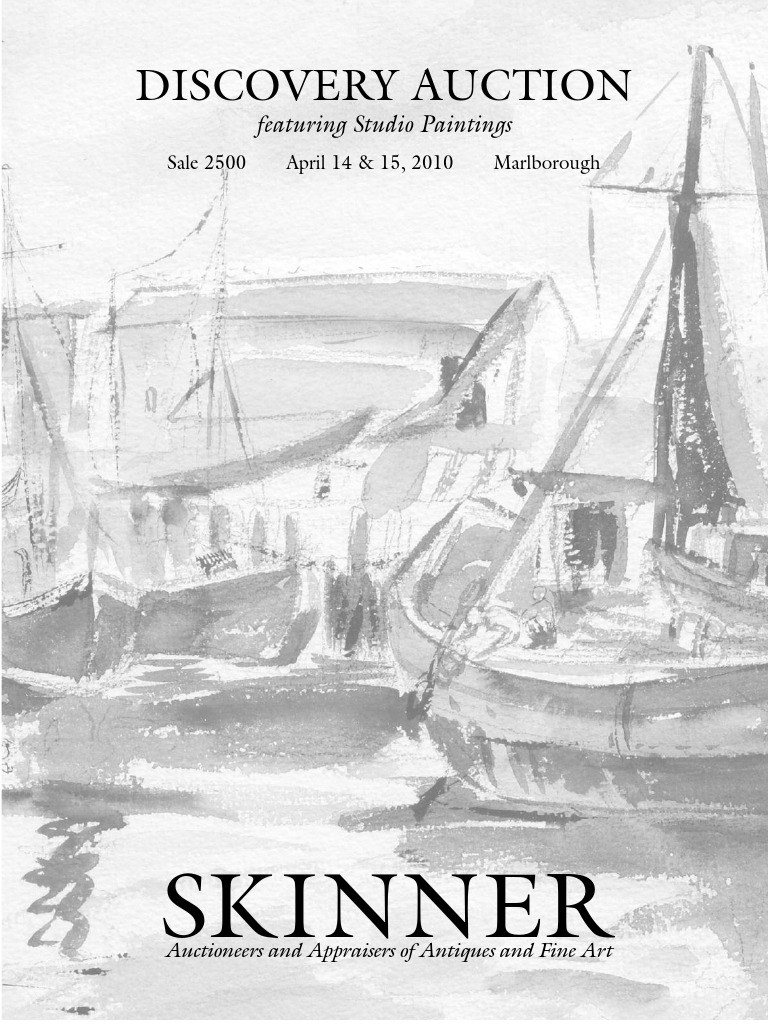 Skinner Discovery Auction 2500 - Studio Paintings | PDF | Oil Painting ...