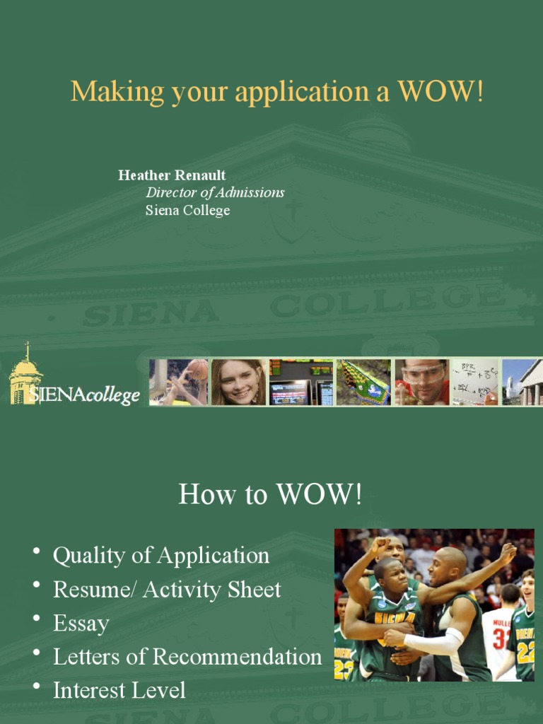 Making Your Application A WOW! | PDF | Career & Growth | Self-Improvement
