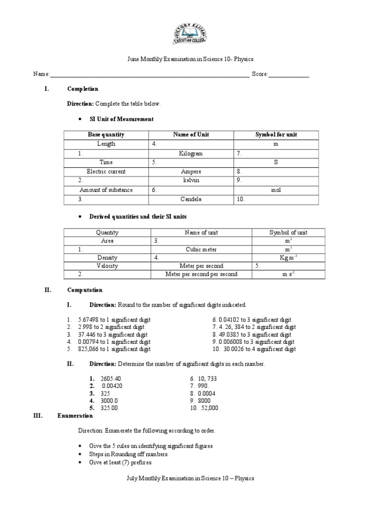 Grade 10 - Science - Complete | PDF | Electric Charge | Waves