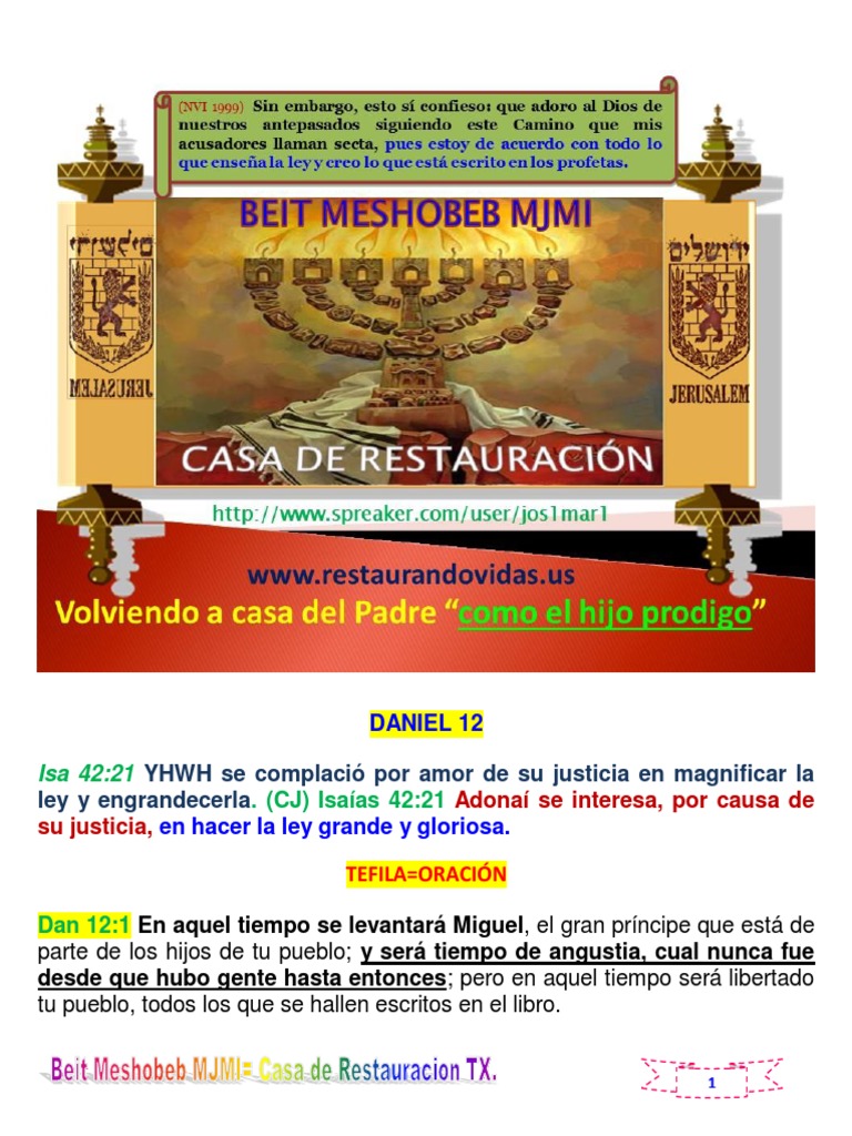 Daniel Capitulo 12 Sistematico | PDF | Miguel (Arcángel) | Daniel ...