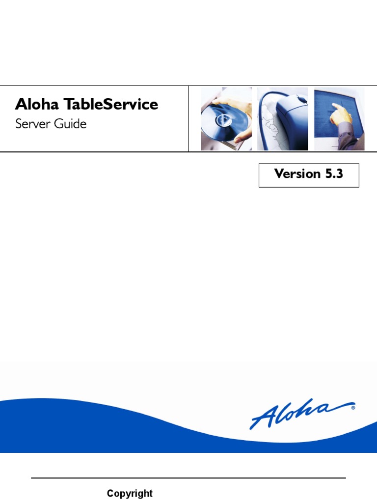 Aloha Table Service Servers Guide Version 5.3 | PDF | Menu | Point Of Sale