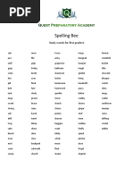 2025-2026 School Spelling Bee List | PDF