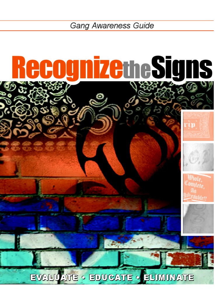 Gang Awareness and Identification Guide | PDF | Social Science | Wellness