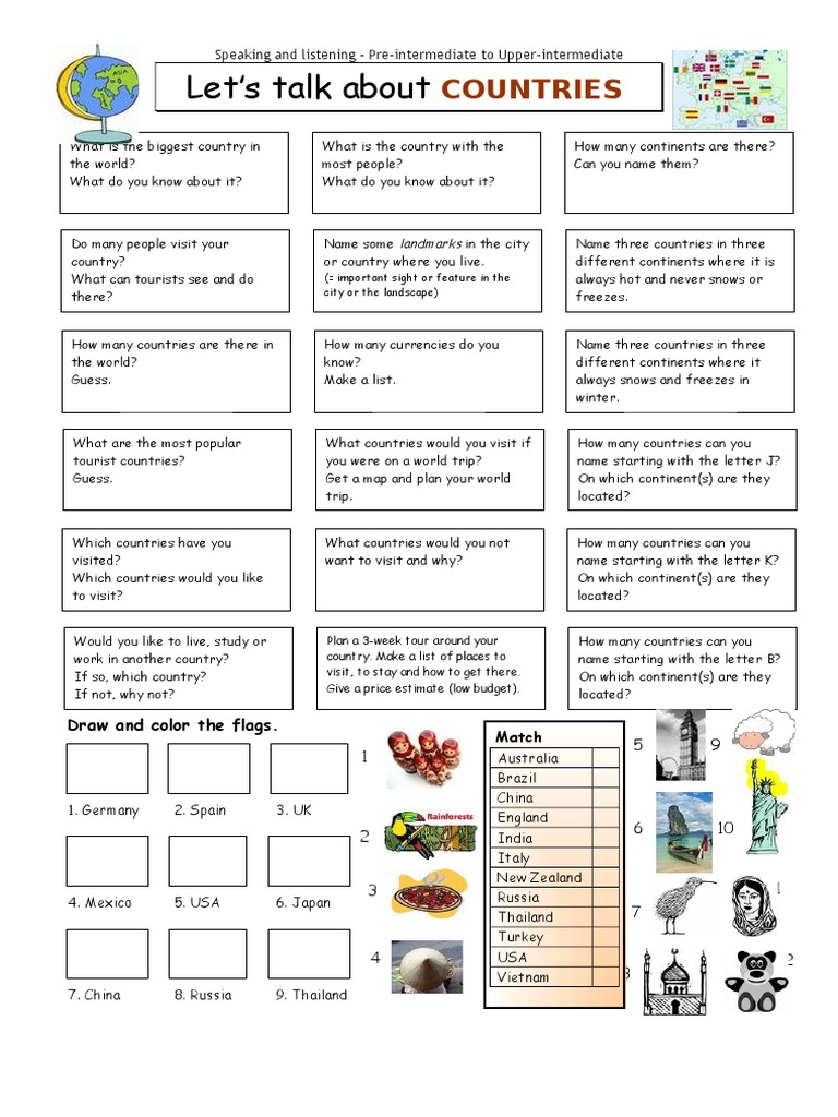Lets Talk About Countries | PDF