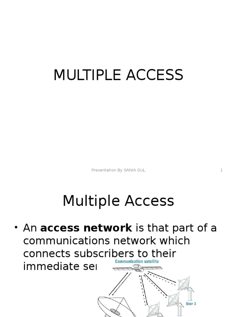Multiplexing and Multiple Access | Download Free PDF | Channel Access Method | Multiplexing