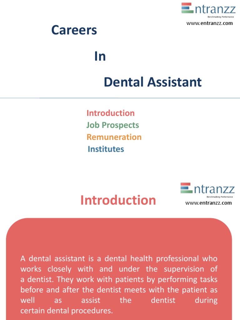 Careers in Dental Assistant | PDF