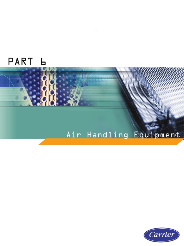 HVAC Handbook Part 6 Air Handling Equipment | PDF | Mechanical Fan ...