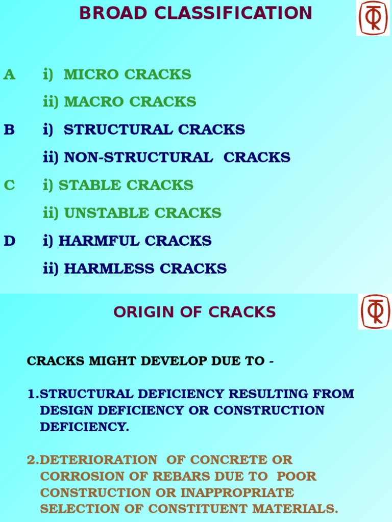 Presentation On Cracks | PDF | Engineering | Applied And ...