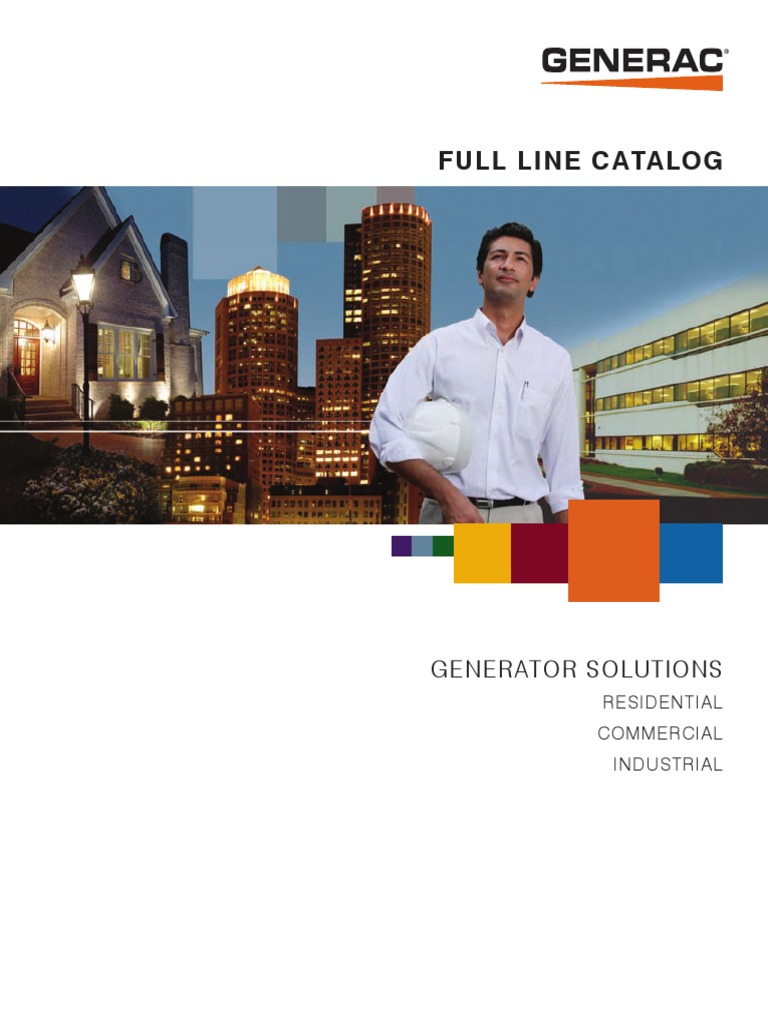 Generator Set Catalog | PDF | Diesel Engine | Engines