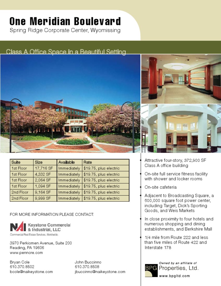 Class A Office Space for Lease in Wyomissing | PDF