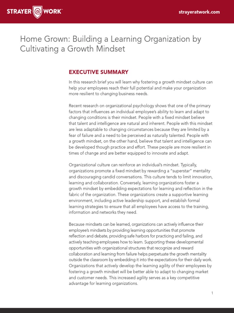 Mindset PDF | PDF | Mindset | Learning