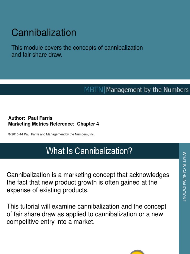 Cannibalization | Market Share | Economic Institutions