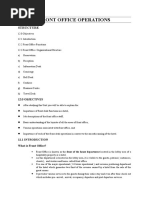 Introduction To Front Office Services | PDF | Bed And Breakfast | Hotel