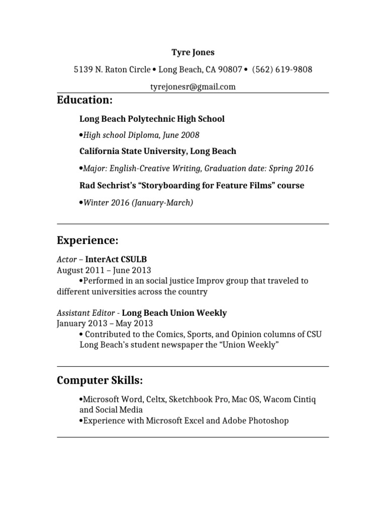Creative Writing & Media Enthusiast | PDF