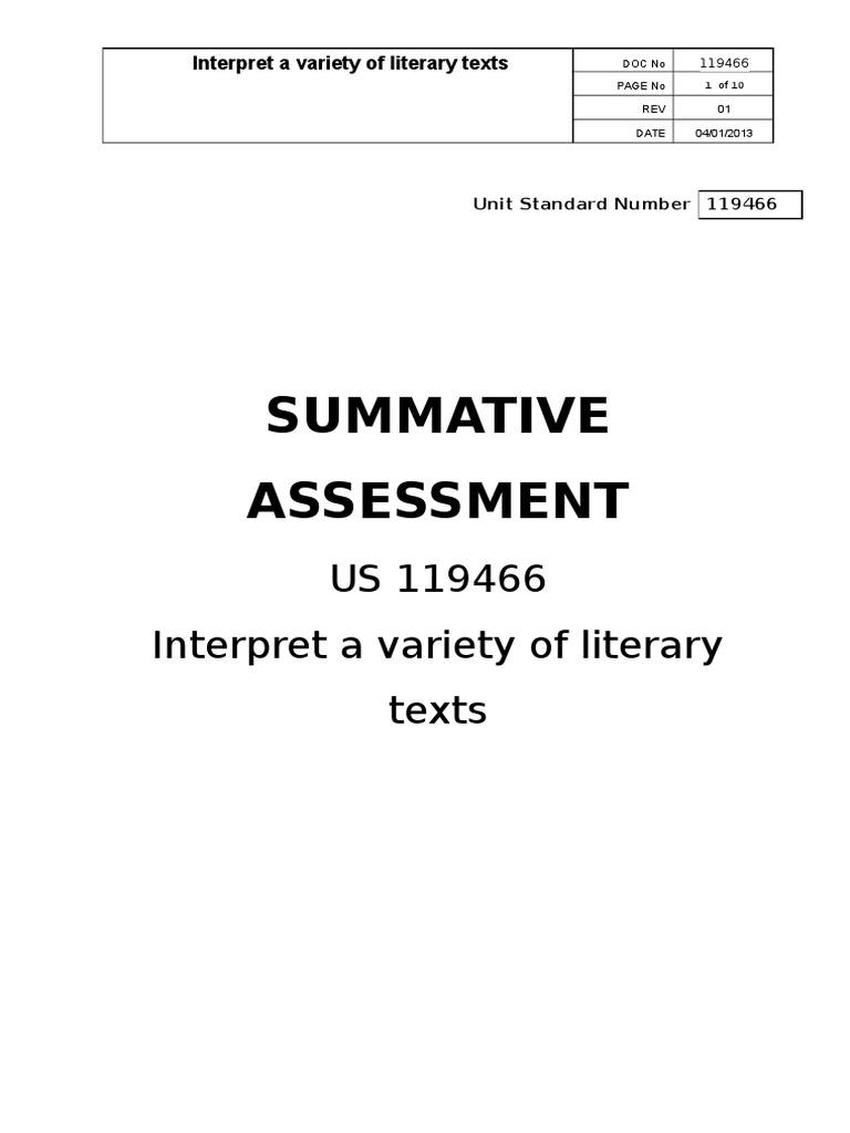 Workbook (Summative Assessment) | PDF | Educational Assessment | Human ...