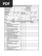 Visual Inspection Checklist PDF | PDF | Leak | Pipe (Fluid Conveyance)